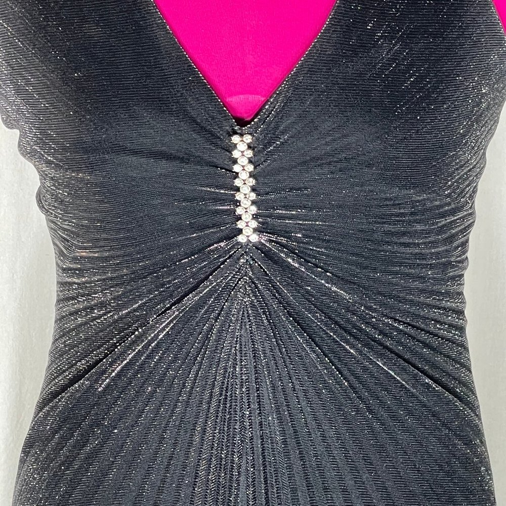 Black Thea Dora Halter Dress - Gem